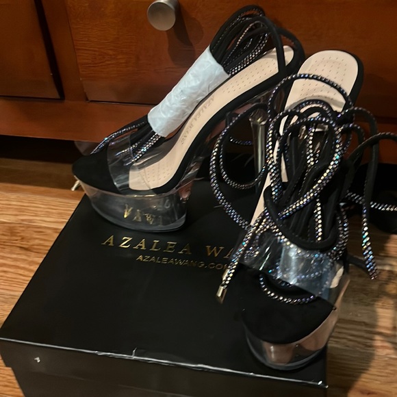 AKIRA | Shoes | Azalea Wang Platform Lace Up Heels | Poshmark
